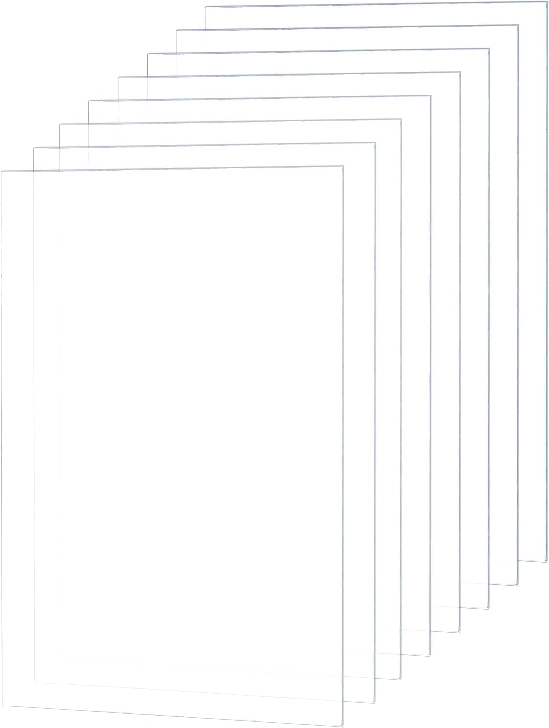 30 Sheets 0.4mm Plexiglass Picture Frame 6x4 Inch Replacement ...