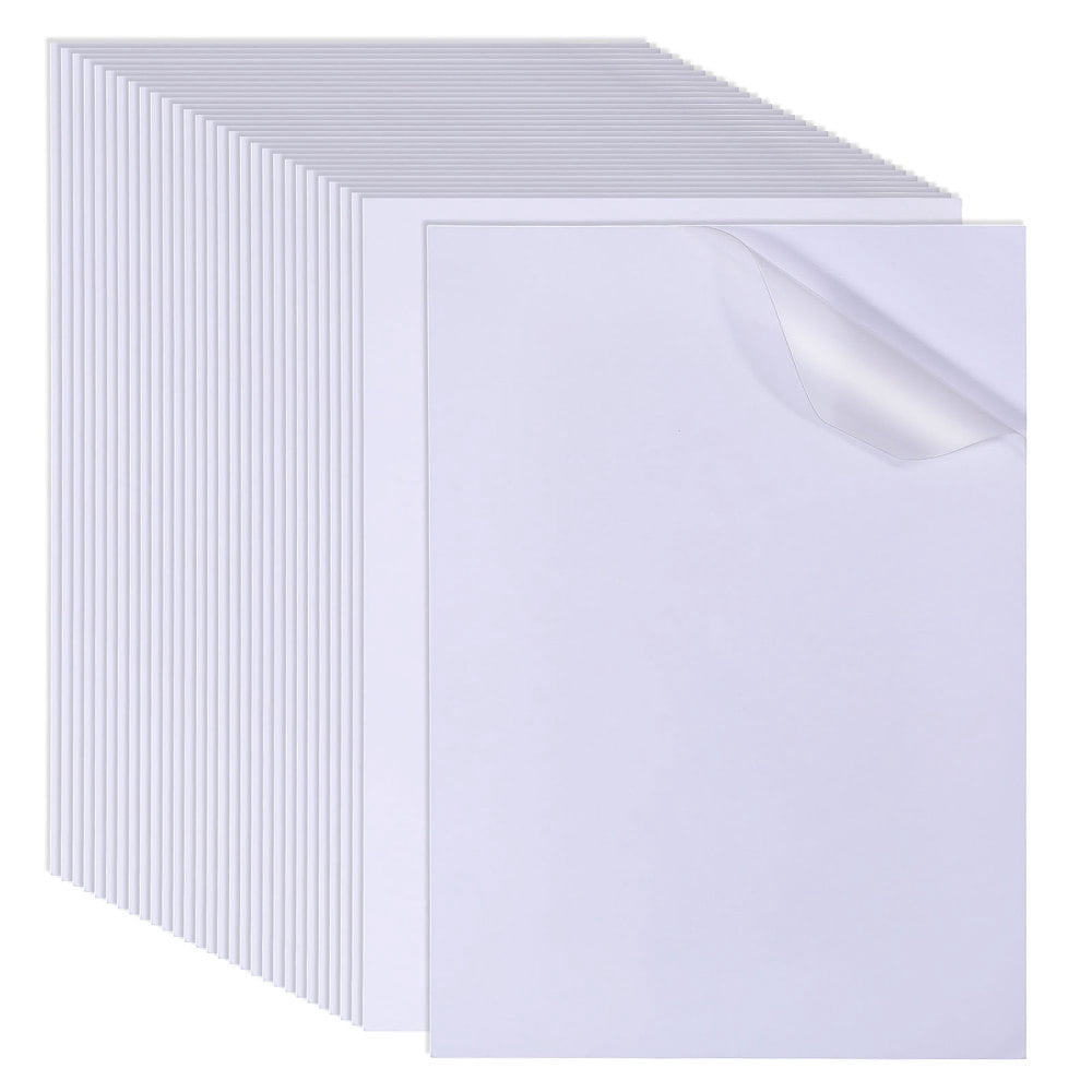 30 Sheets A4 Printable Self Adhesive Vellum Paper Translucent Adhesive ...