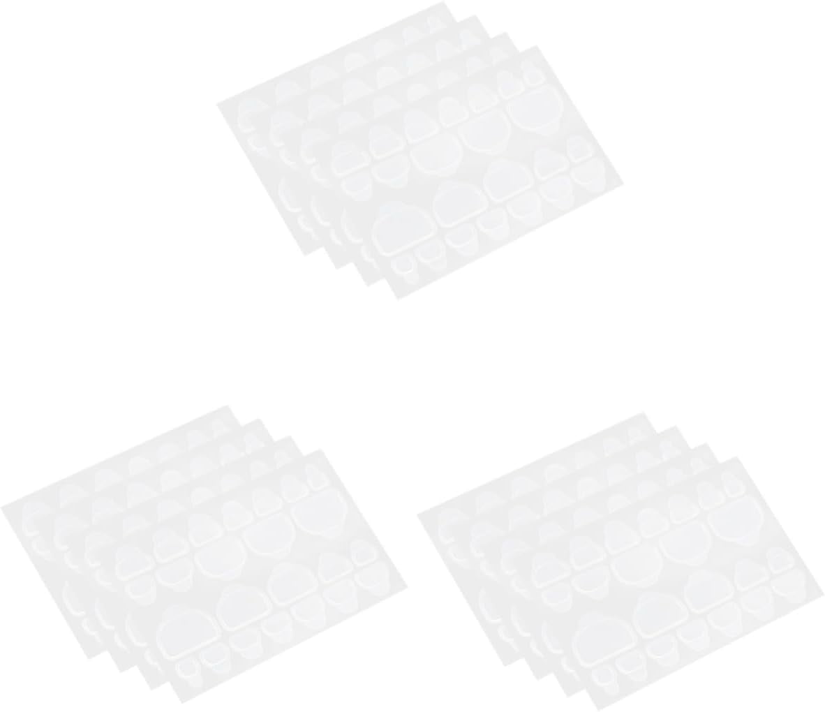 30 Sheets Adhesive Manicure Tabs il Glue Sticker False il Tips Clear ...