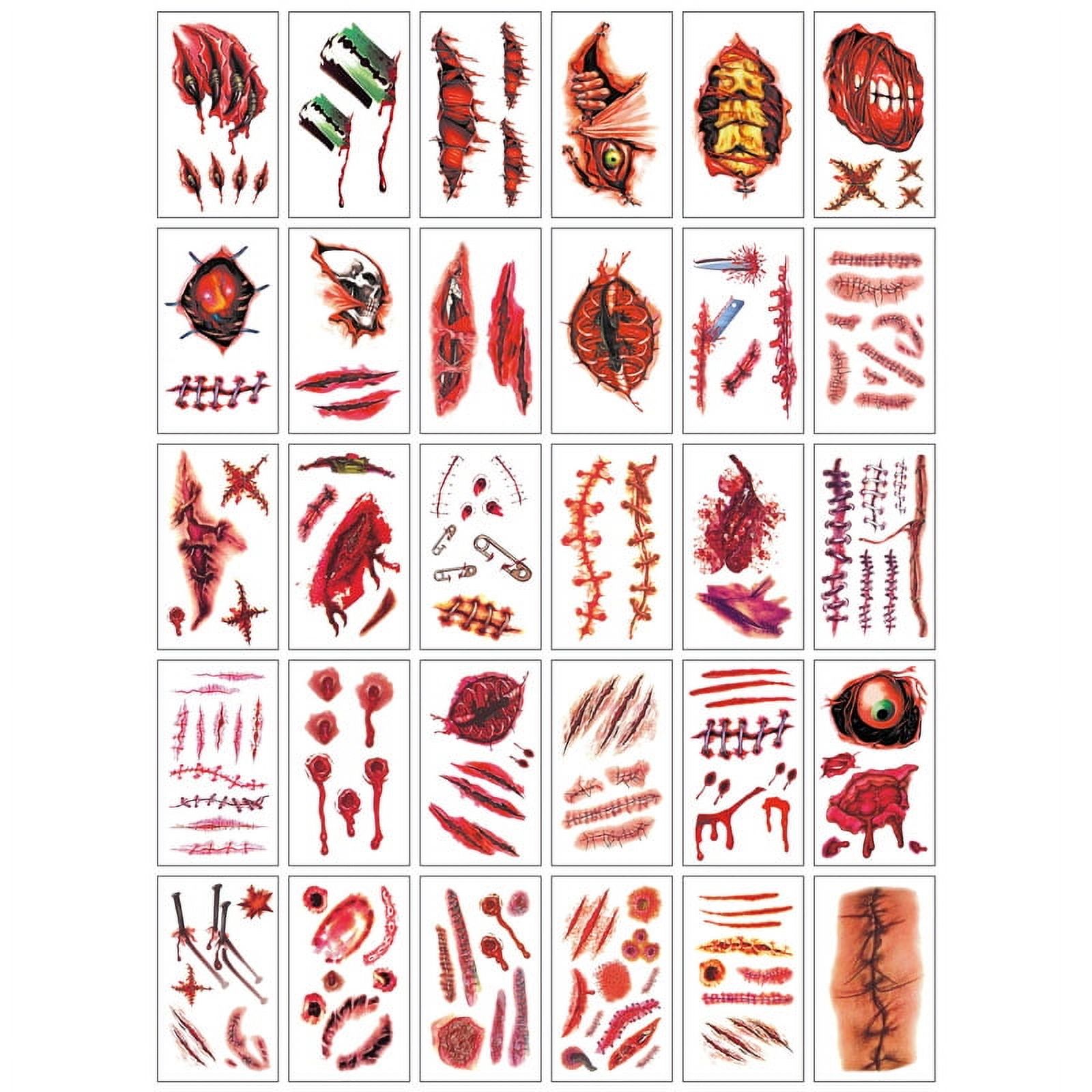 30 Sheets Black Butterfly Temporary Tattoos for Women Waterproof Tattoo ...