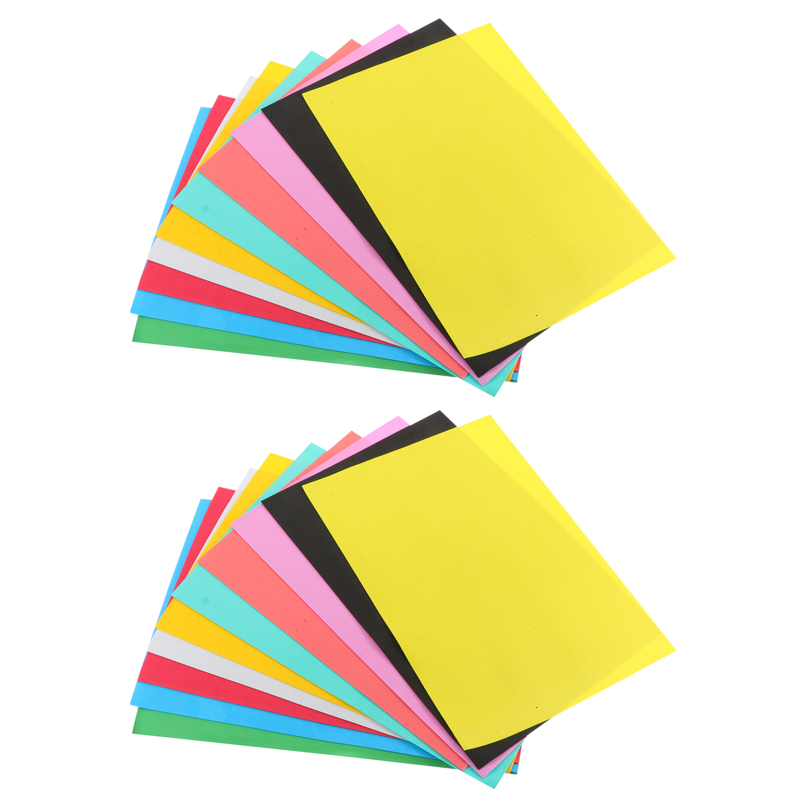 30 Sheets Colored Sponge Paper Hand Craft Foams DIY Handicraft Stickers ...