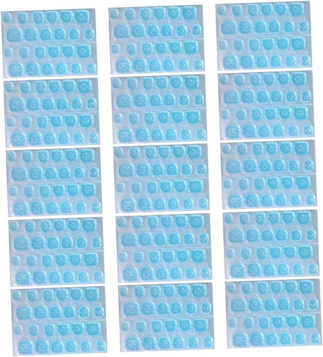 30 Sheets Manicure Jelly Stickers Press on ils Double Side il Sticker ...