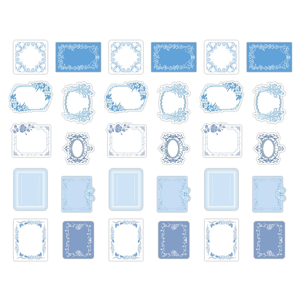 30 Sheets Retro Memos Pad Craft Paper Framework Notepads Decoration ...