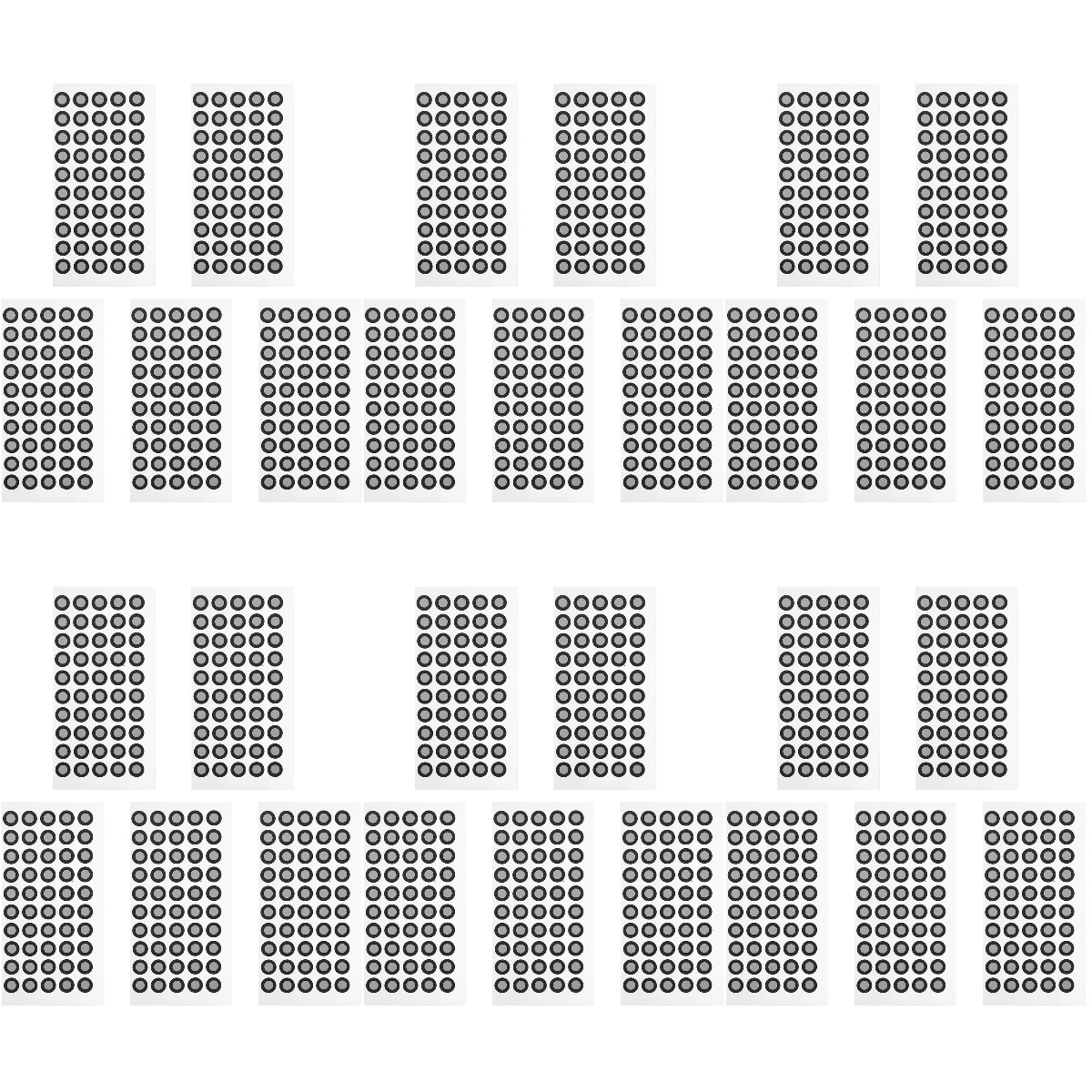 30 Sheets Scanner Marking Point Nail Sticker Wear-resistant Reference ...
