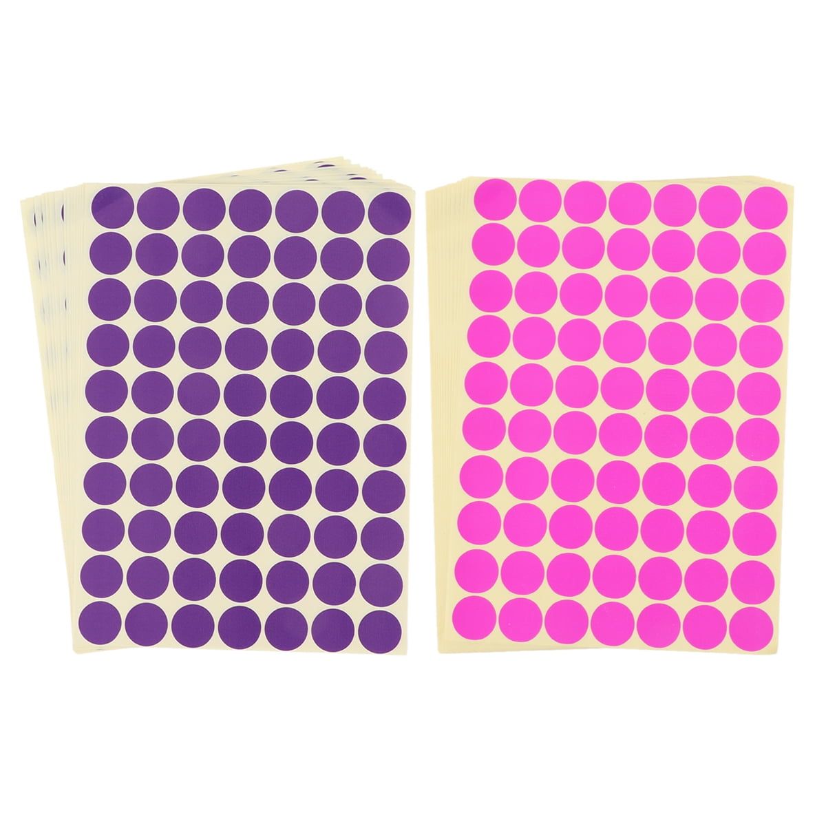 30 Sheets Self Adhesive Sticky Color Coding Labels Removable Small ...