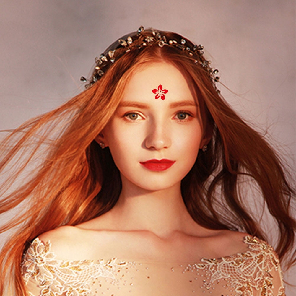 30 Sheets Temporary Stickers Fresh Water-proof Stickers Forehead ...