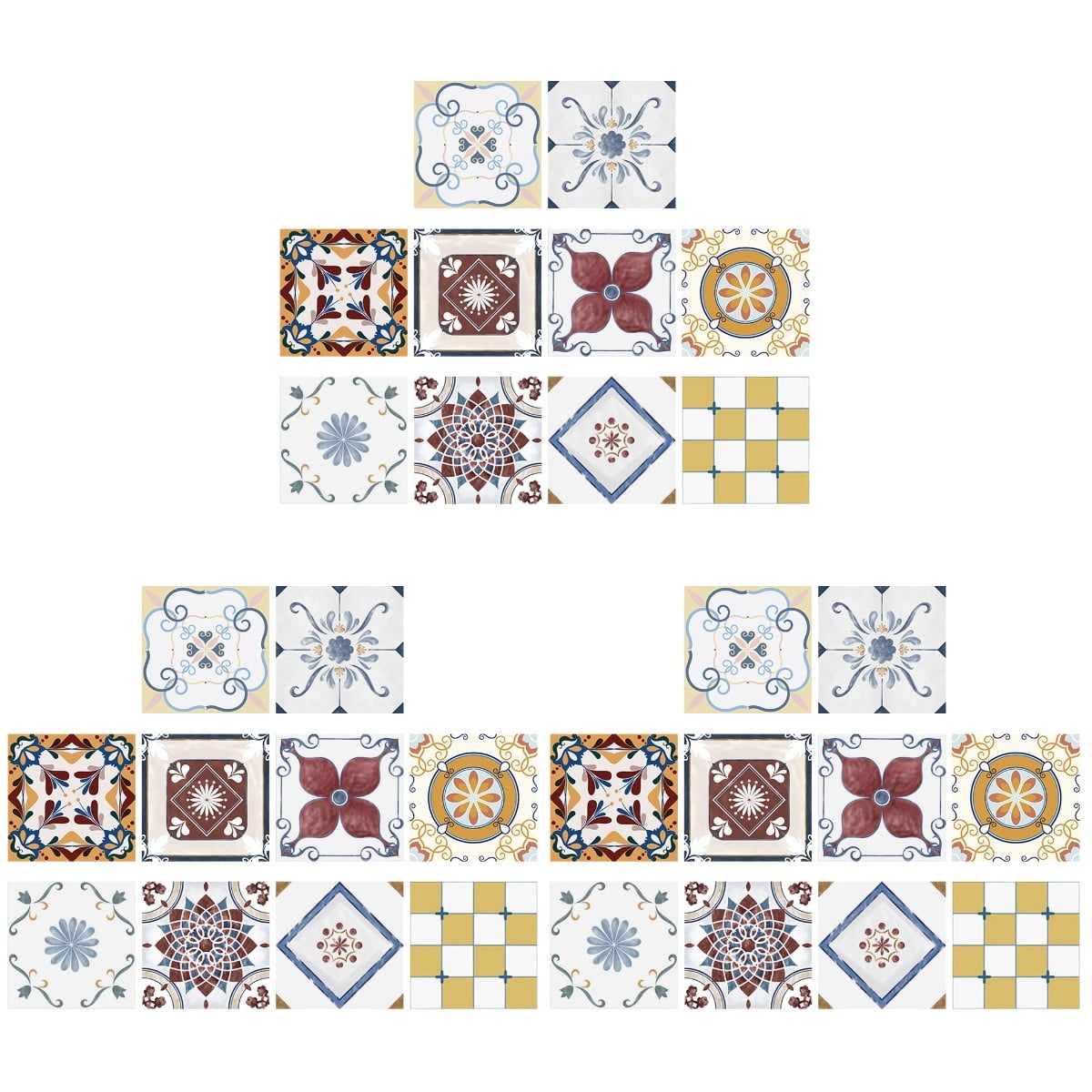 WYN 30 Sheets Wall Decal Peel And Stick Home Renovation Backsplash Tile ...