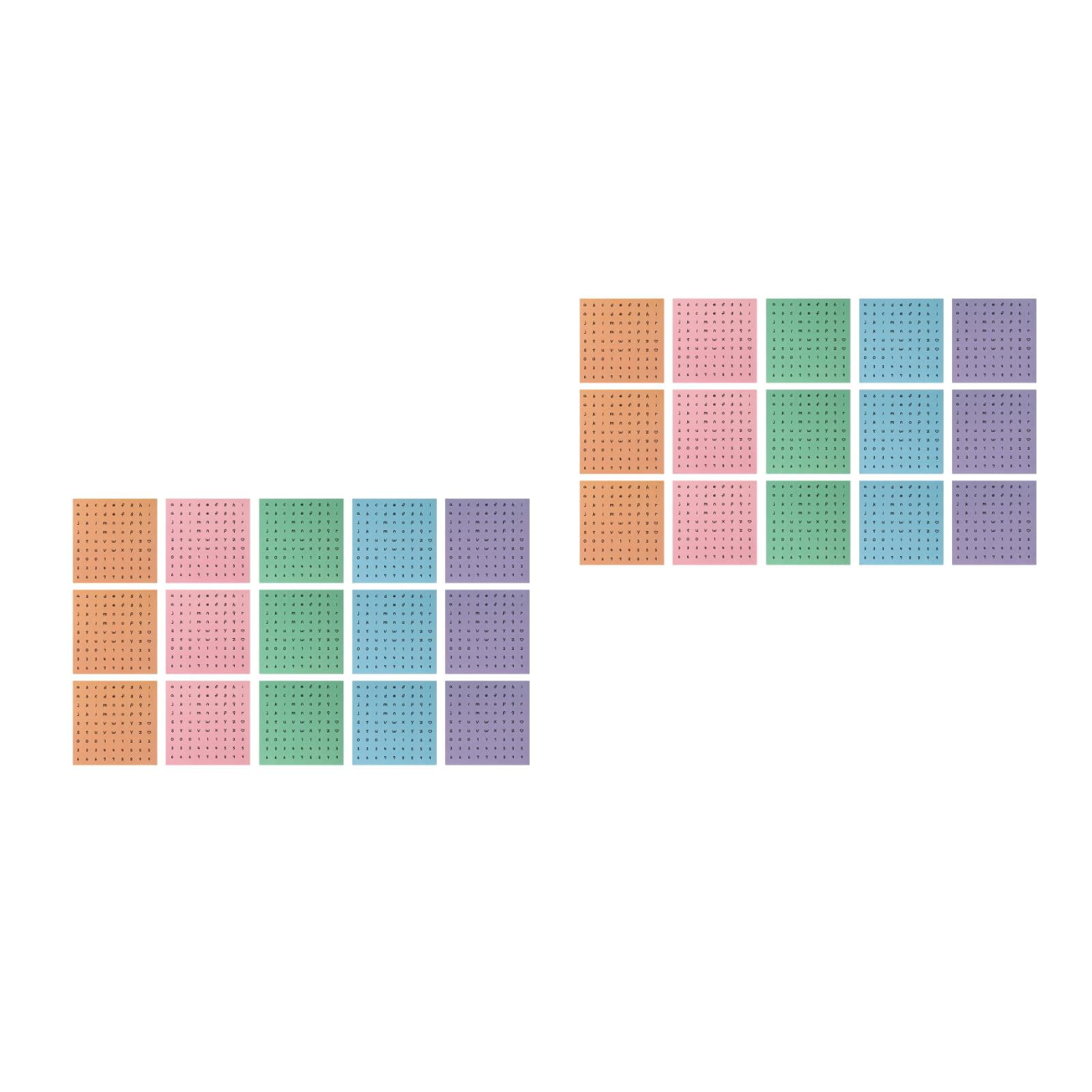 30 Sheets of Scrapbook Alphabet Stickers Decorative Alphabet Decals ...