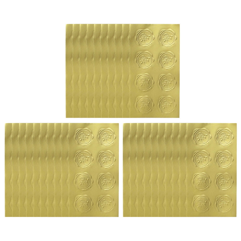 30 Sheets of Wax Seal Stickers Adhesive Seal Stickers Envelope Seal ...