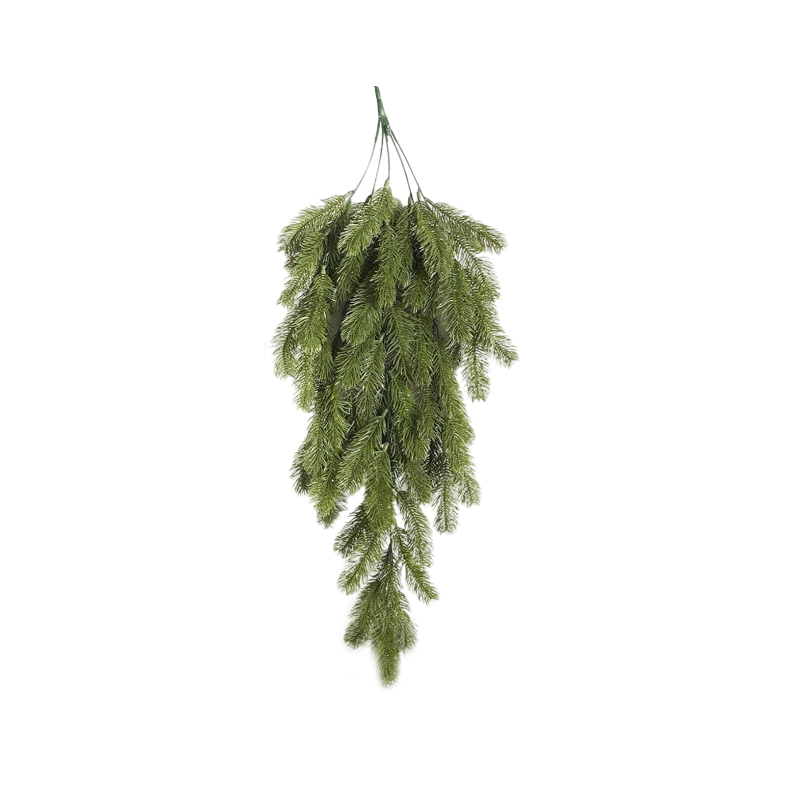 30" Simulated Soft-Glue Norfolk Needle Wall Hanging Christmas Tree ...