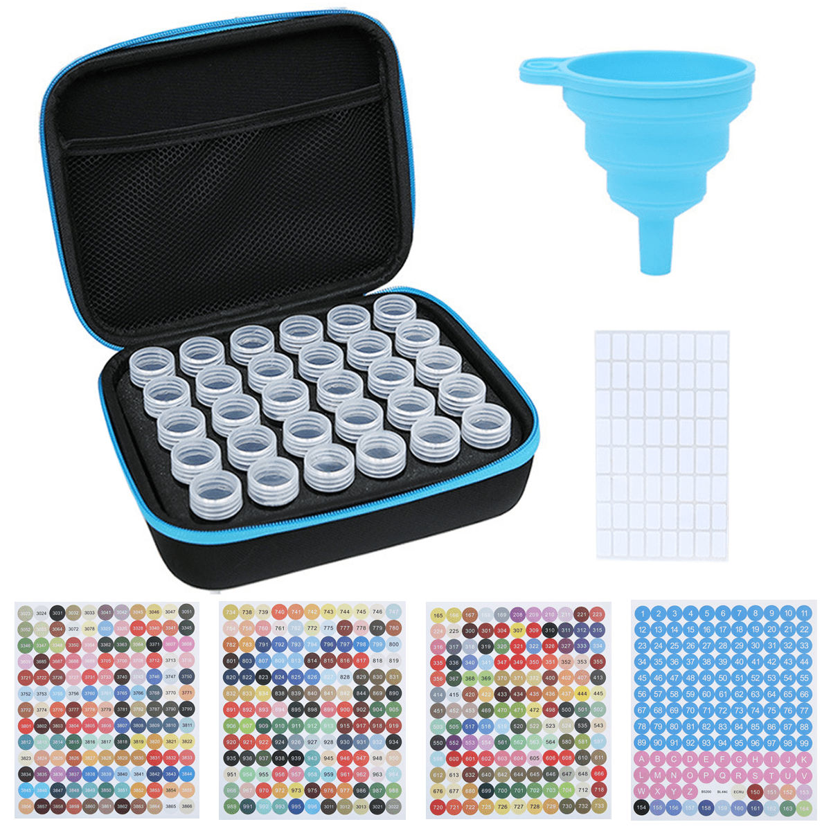 30 Slots Seed Storage Organizer Case,Portable Seed Storage Box with ...