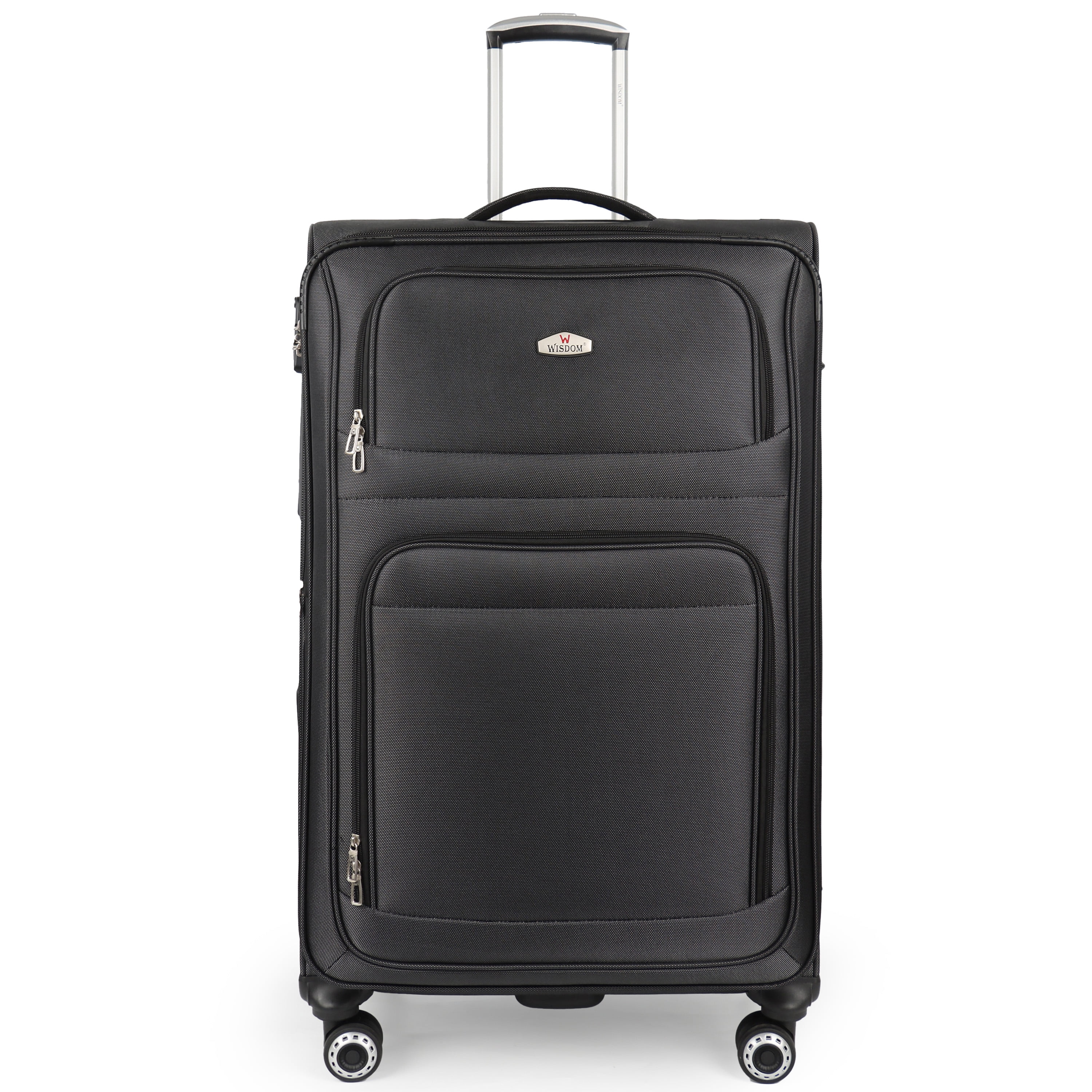 30" Softside Large Checked Luggage Lightweight Expandable Suitcase with ...