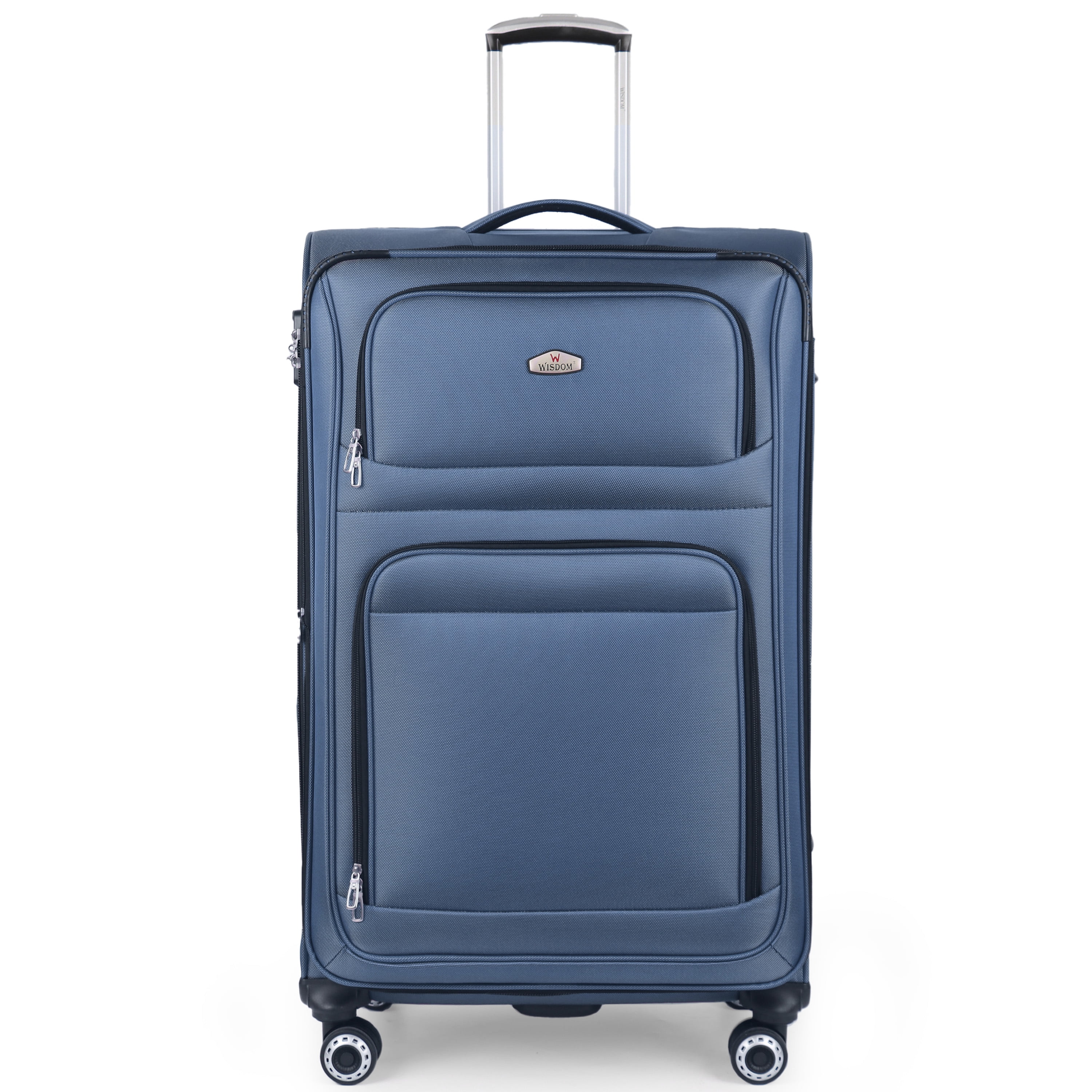 30" Softside Large Checked Luggage Lightweight Expandable Suitcase with ...