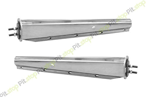 30" Stainless Steel Straight Mud Flap Hanger 1 1/8" Bolt Semi Truck ...