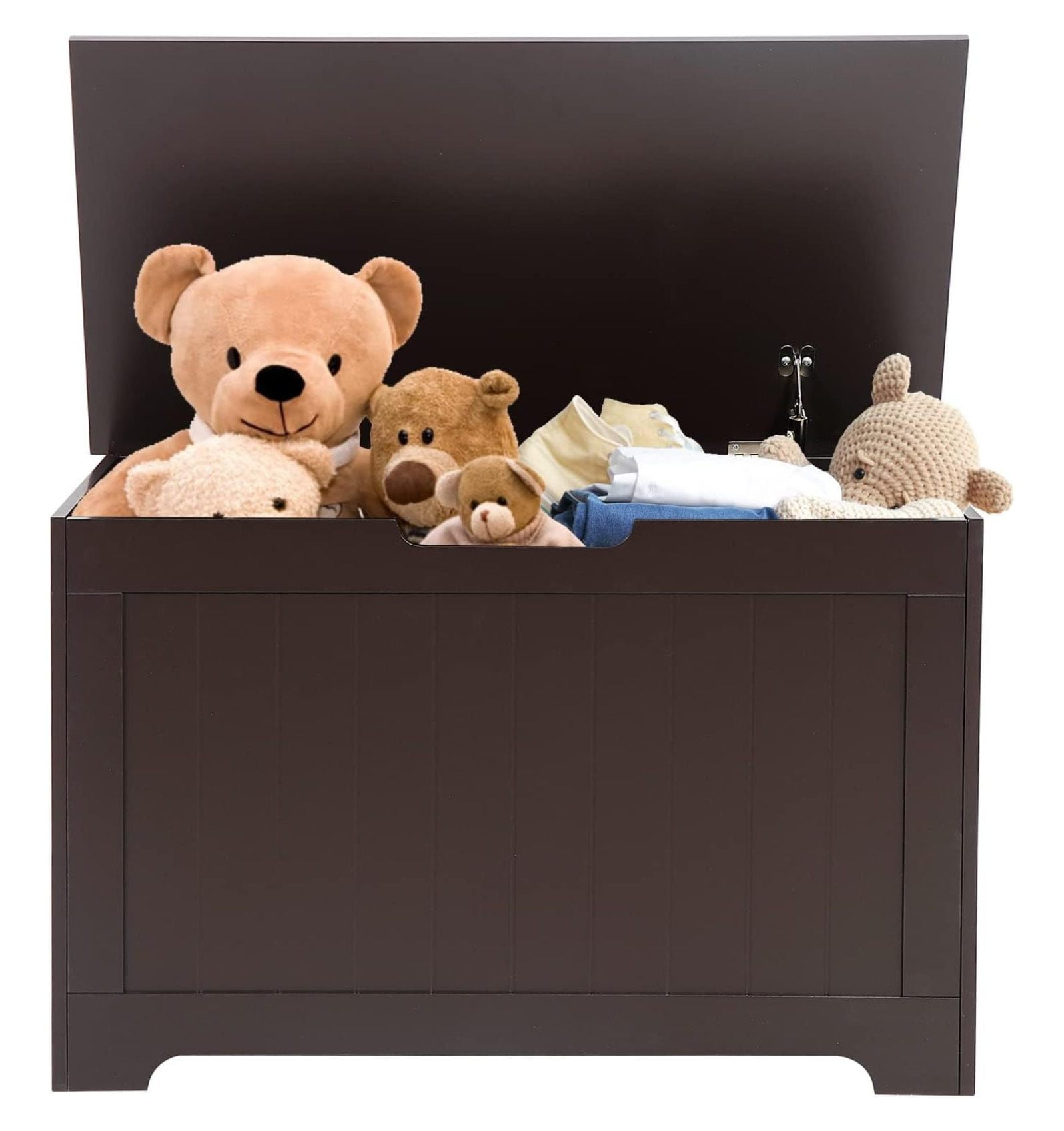 30'' Storage Chest for Boys Girls Toddlers,Large Wooden Toy Box Shoe ...