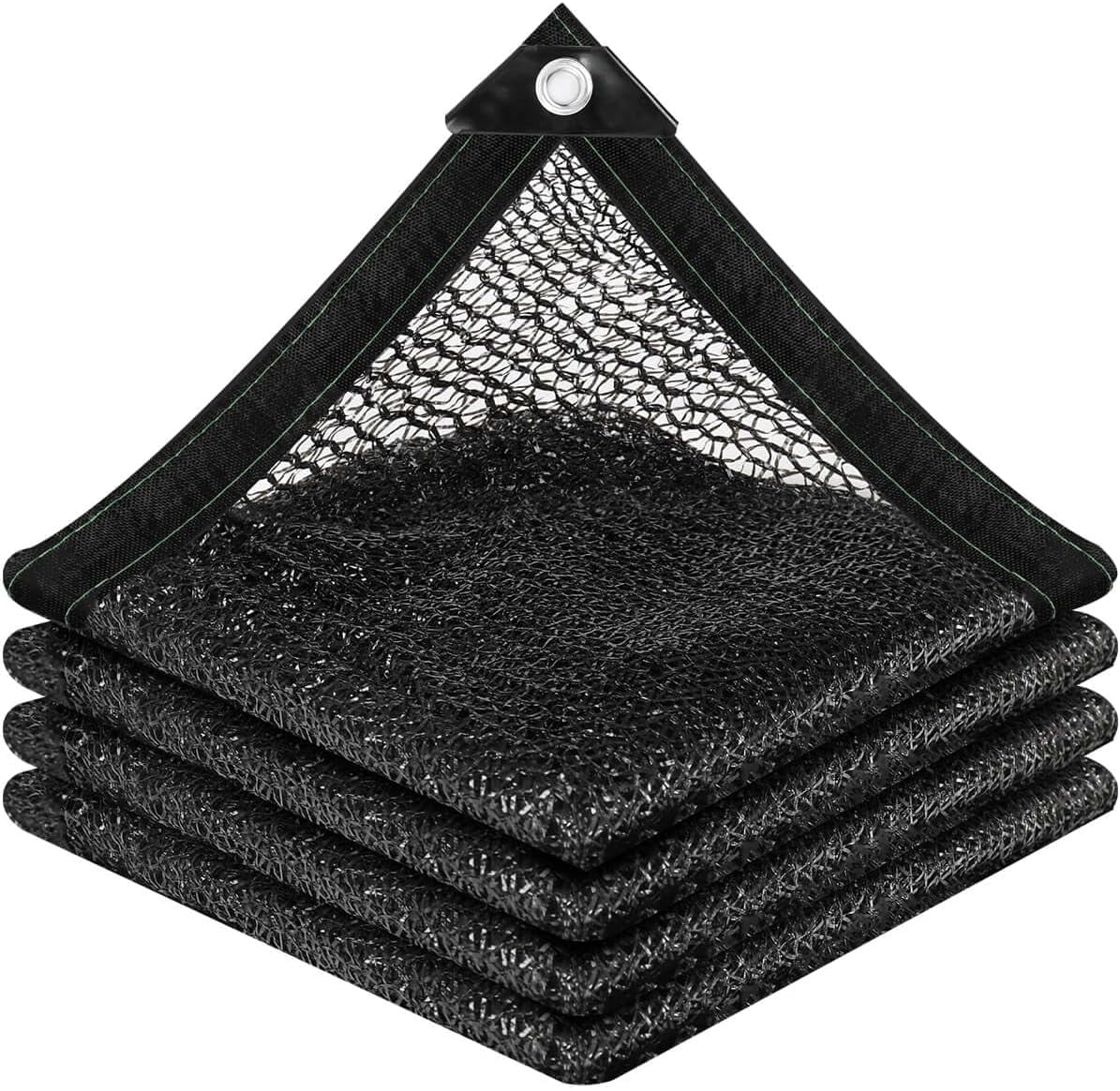 30% Sunblock Shade Cloth Net Black Resistant - 10x25 Ft Garden Shade ...