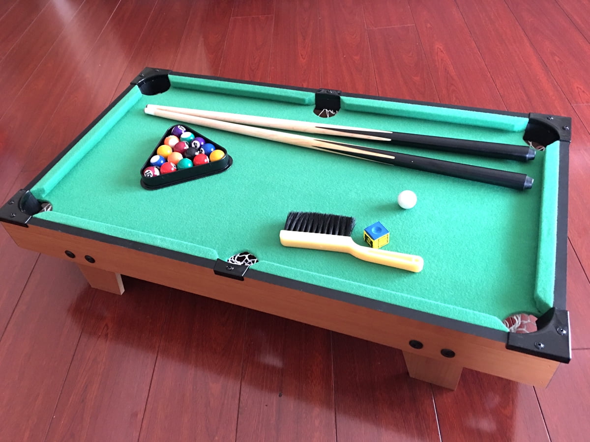 30" Tabletop Billards Pool Table Full set 8 Balls game - Walmart.com