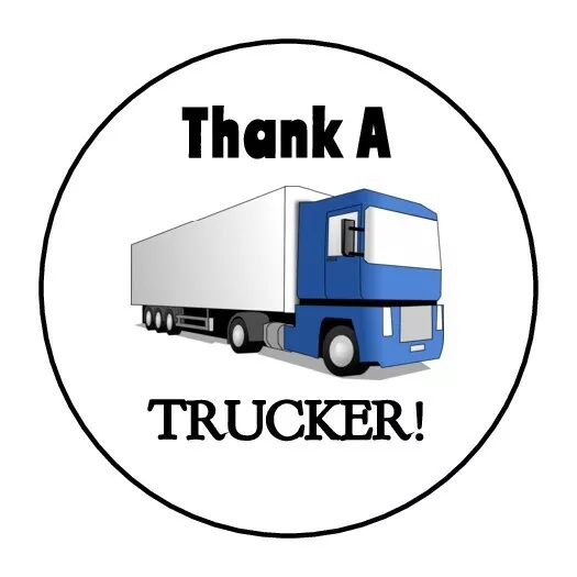 30 Thank A Trucker Stickers Convoy Gift For You - Decorate Laptops ...