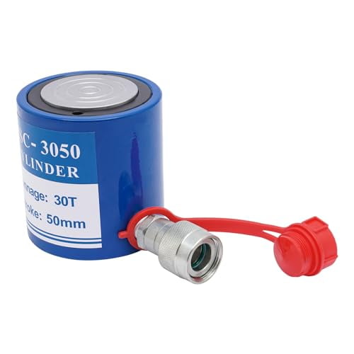 30 Ton Hydraulic Cylinder Jack, 2 in 4 in Stroke Heavy Duty Jack Single ...