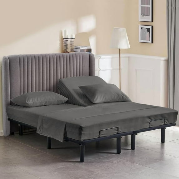 30" Top Split Flex Head California King Size, 500TC Sheet Set - Supima ...