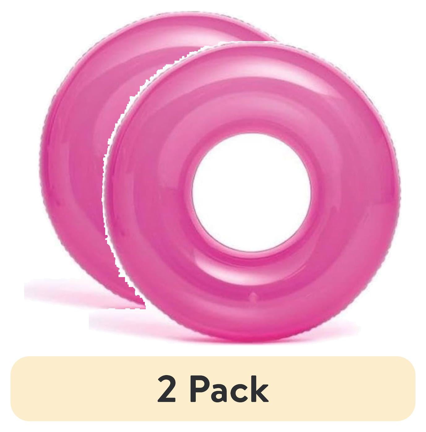 (2 pack) Intex 30" Transparent Pool Float Swim Tube, Assorted Colors ...