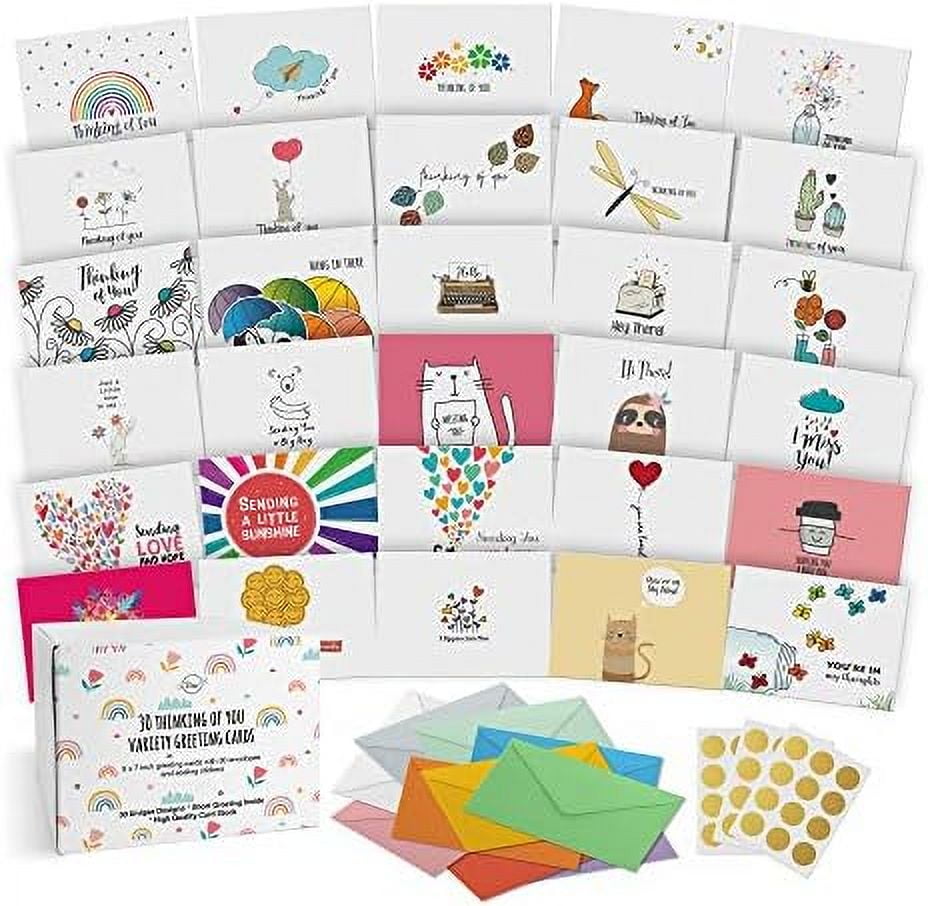 30 Unique Thinking Of You Cards With Greetings Inside. Large Greeting ...