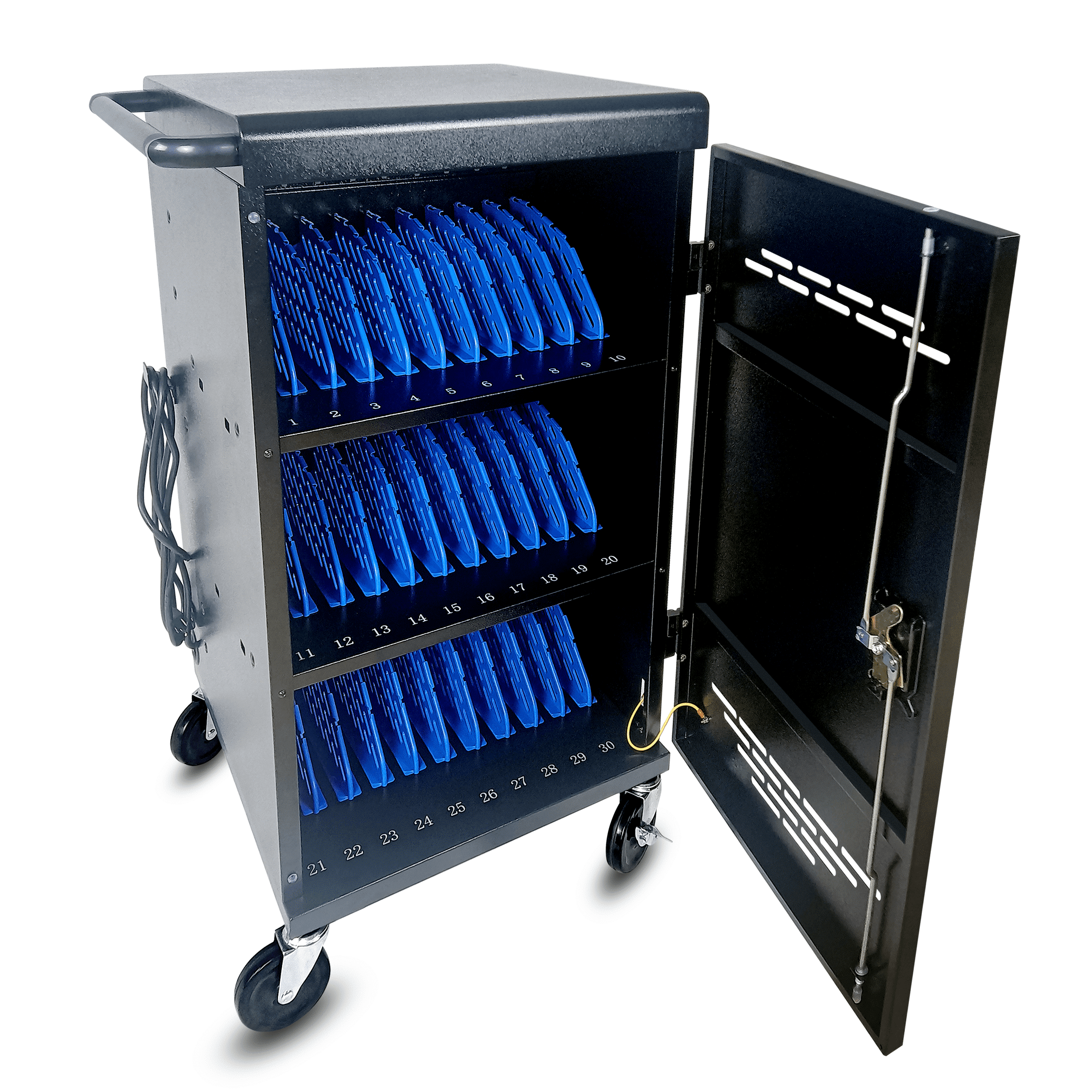 30 Unit Device Charging Station for Chromebook, iPad, 14'' Laptop ...