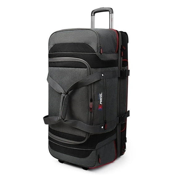 Rolling Duffle Bag with Drop Bottom,Large Wheeled Duffle Bag Luggage ...