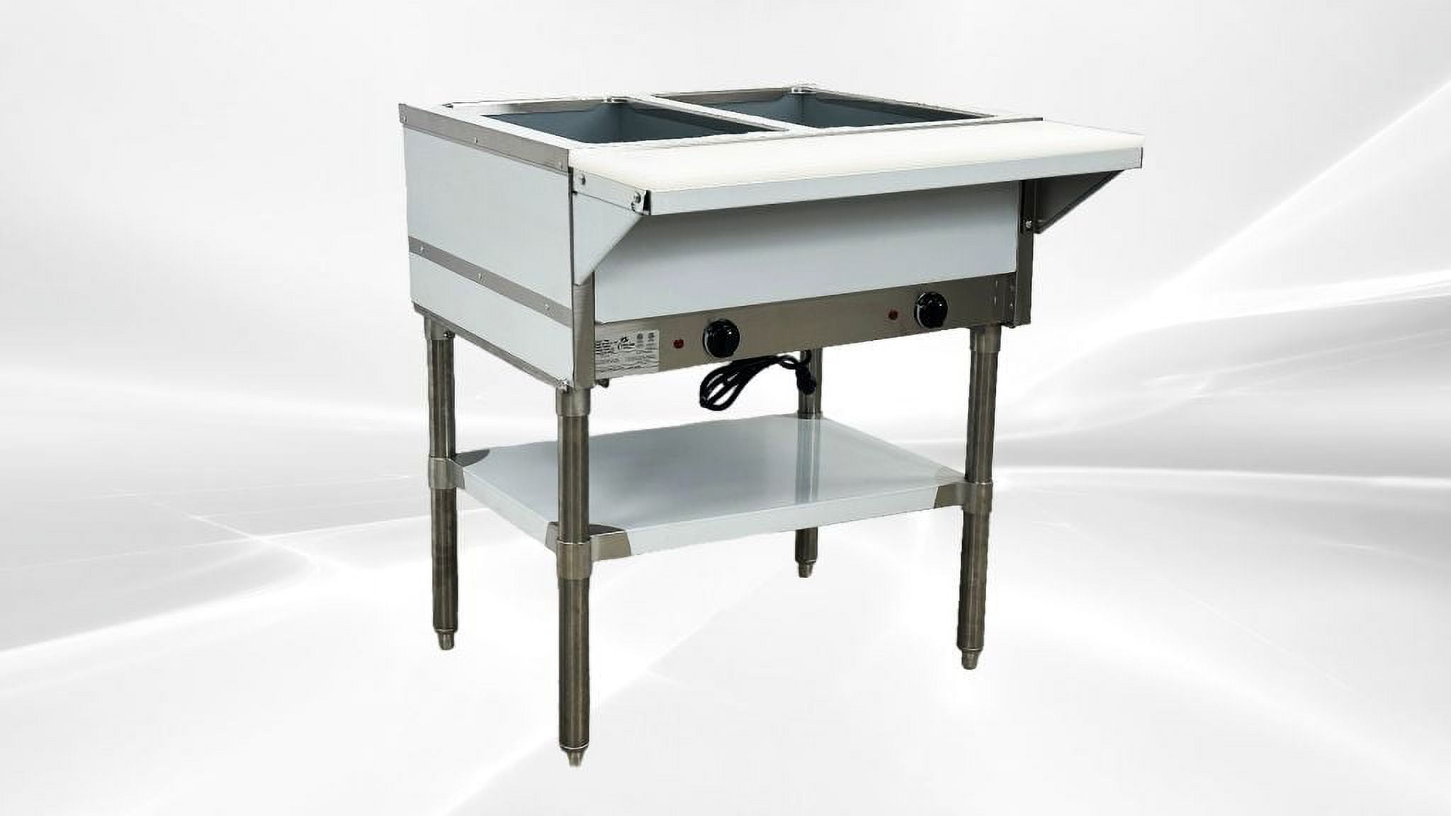 Cooler Depot 30 inches Wide 2 Plate Warmer and Dry Steam Table NH-2 ...