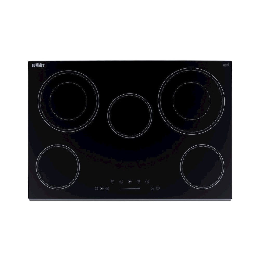 30" Wide 208-240V 5-Burner Radiant Cooktop, Black - Walmart.com