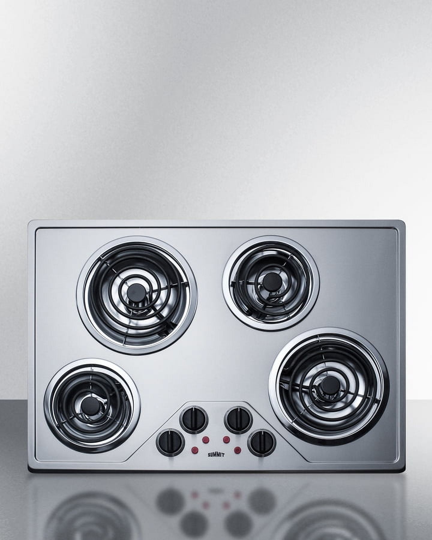 "Summit 30"" Wide Ada Compliant Built-In Electric Coil Cooktop for ...
