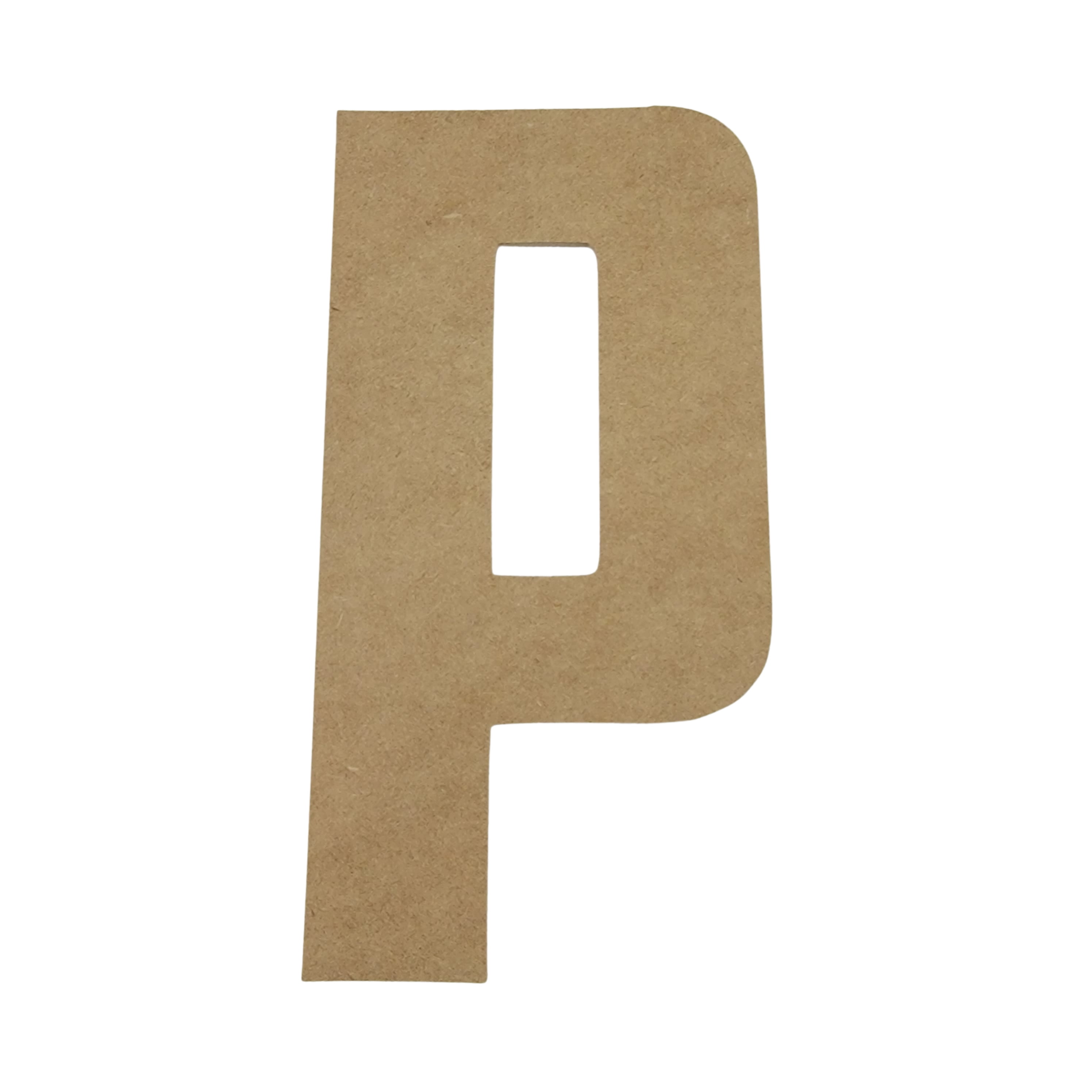 30" Wooden Superhero Letter P Unfinished, American Captain Font, Craft ...