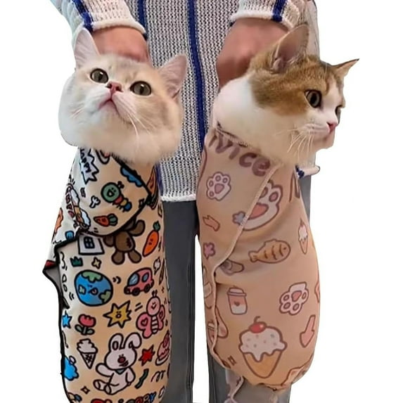 30'' Wrap, Blanket for Cats Pets, Restraint Wrap, Self-Adherent, Anti ...