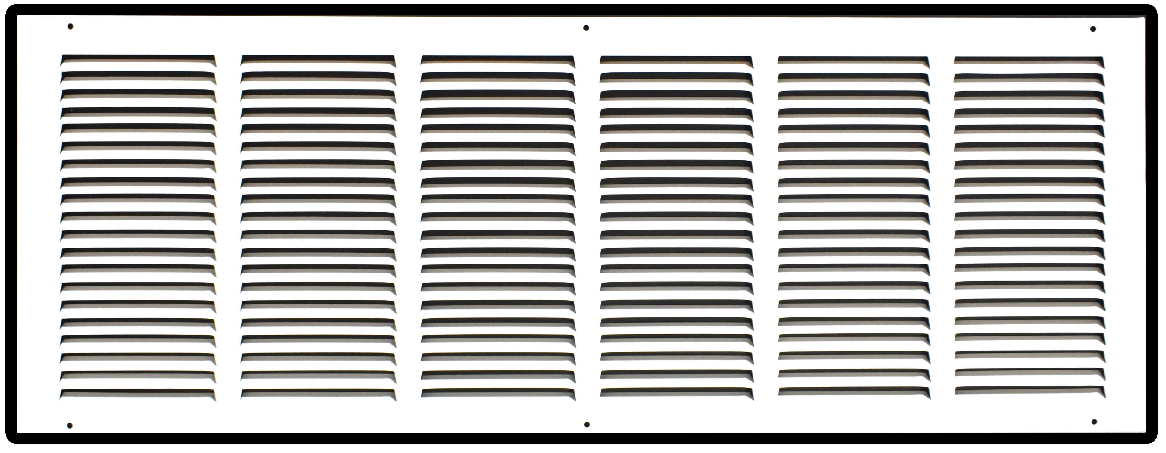 30" X 10" Steel Return Air Grille | HVAC Vent Cover Grill for Sidewall ...