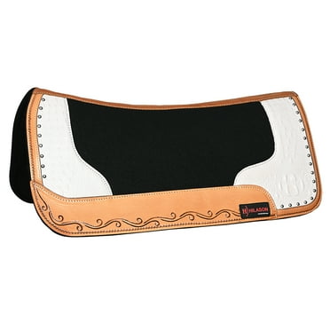 Free Shipping! Western Wool Felt Horse Saddle Pad W/ Cheetah Print Hair ...