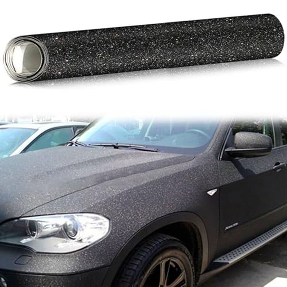 30 X 300Cm Glitter Diamond Car Film Black Vinyl Film Diy Paint ...