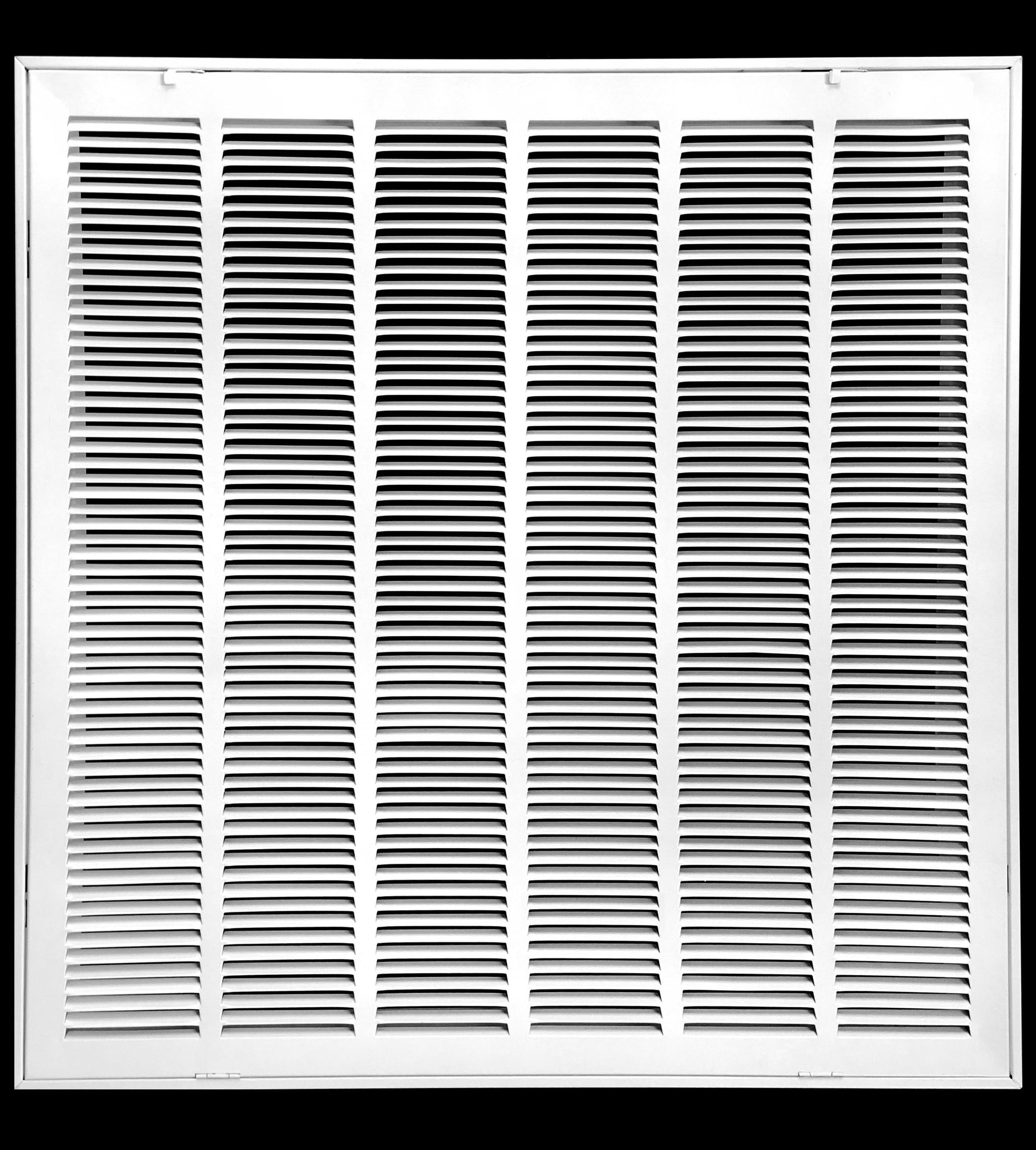 30" X 30" Steel Return Air Filter Grille for 1" Filter - Fixed Hinged ...