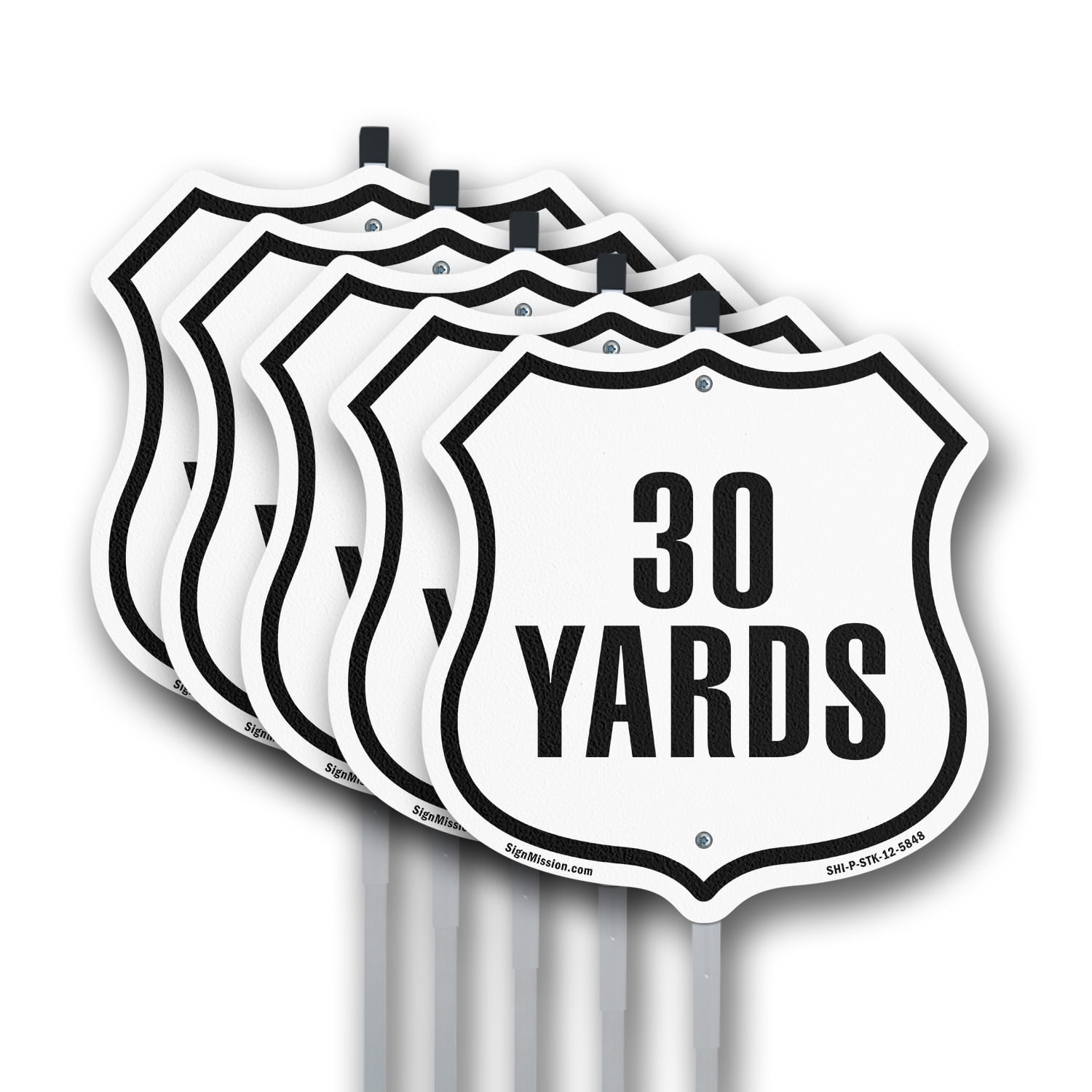 30 Yards Golf Course Running Race 5k Marathon Distance Marker (5 Pack ...