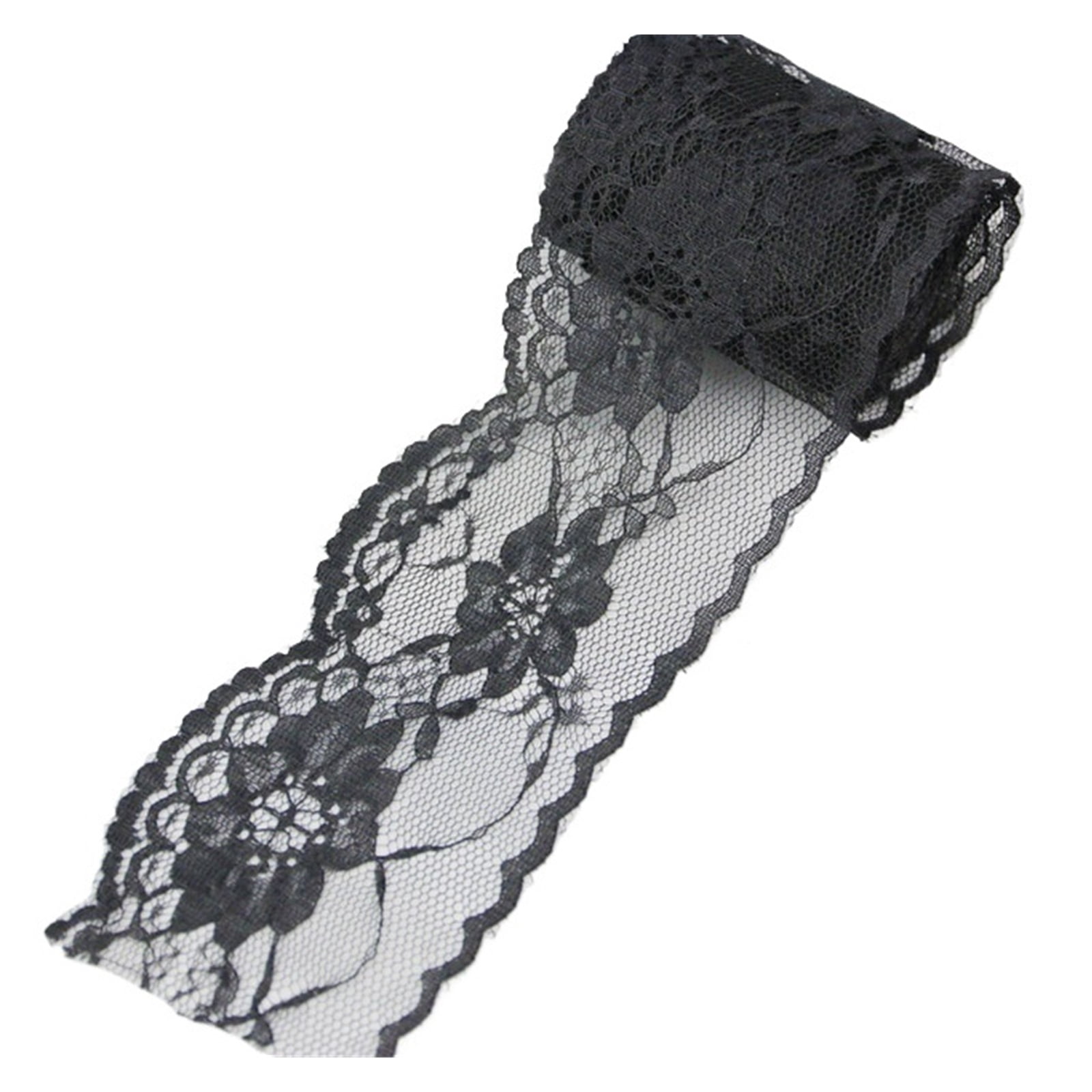 (30 Yards/roll) Black Lace Fabric Webbing Decoration Lovely Packing ...