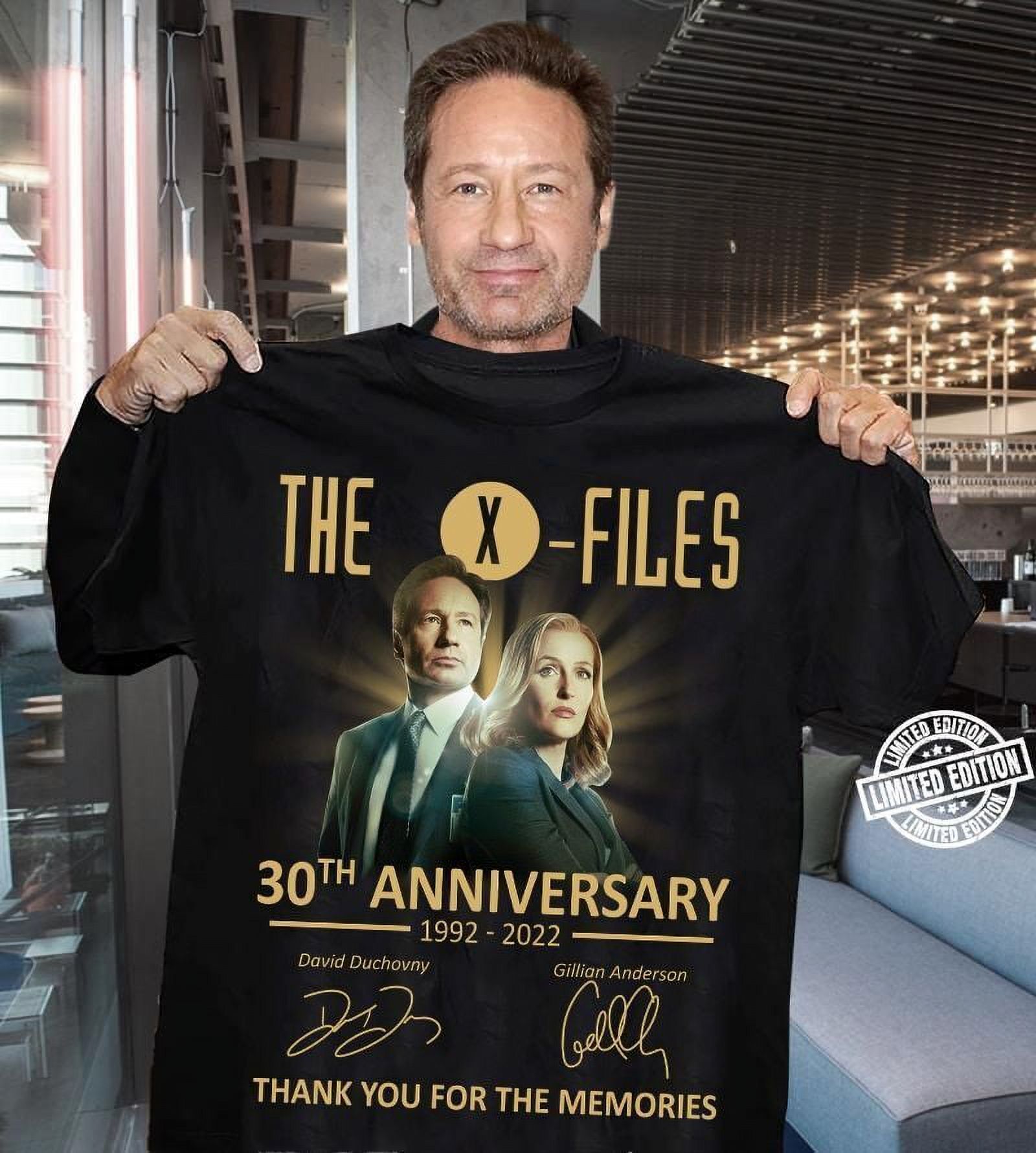 30 Years Anniversary The X-files Shirt Classic Black Unisex S-2345XL ...