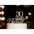 30 Years Blessed Cake Topper, Marriage Anniversary Party Decorations ...