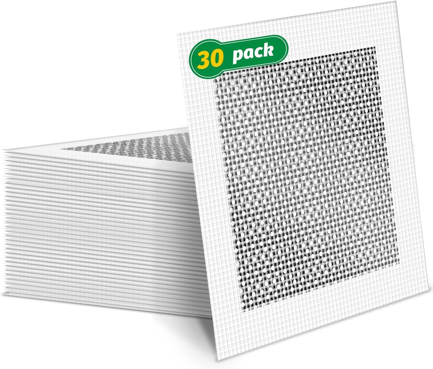 30 count 6 Inch Drywall Patch, Wall Repair Patches, Self- Fiberglass ...