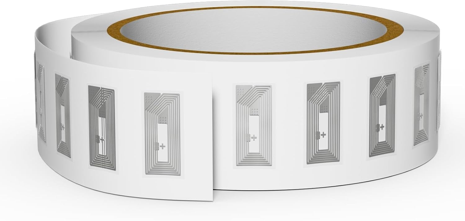 30 count NFC Tags Sticker NTAG213 Chip NFC Stickers Clear Labels Tags ...