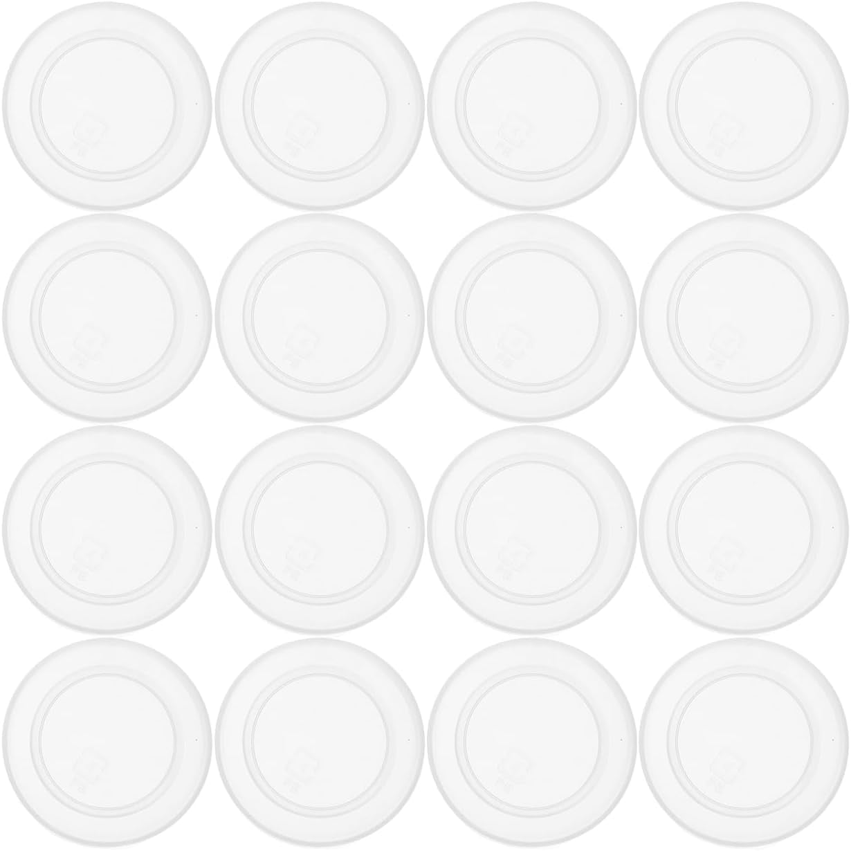 30 count Pudding Jar and Yogurt Bottle Caps Leak Sealed Covers for ...