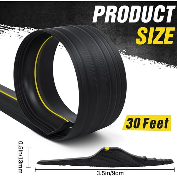 30 ft Universal Garage Door Bottom Threshold Seal Strip Weather ...