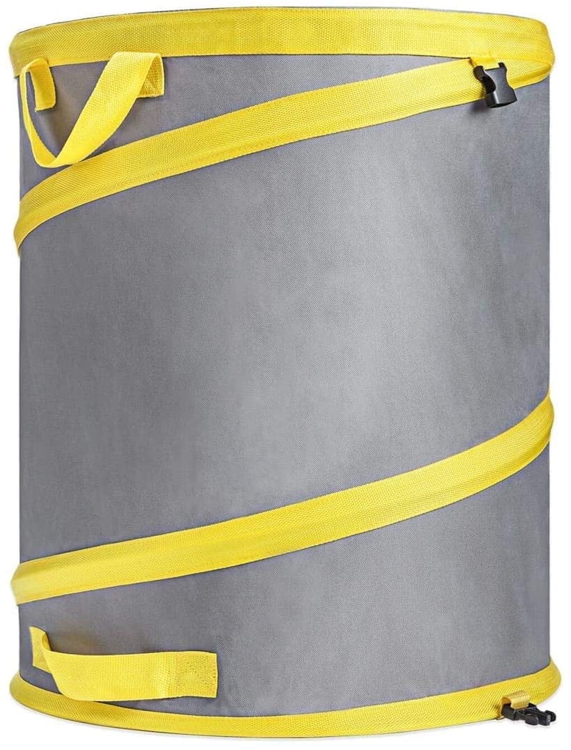 wurzberge, 30 Gallon Pop Up Yard Waste Bag Container, 19.3" diameter ...
