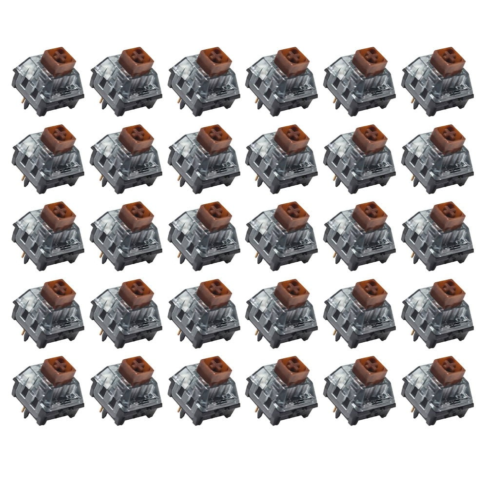 30 hot-swappable mechanical keyboard switches suitable for gaming and ...