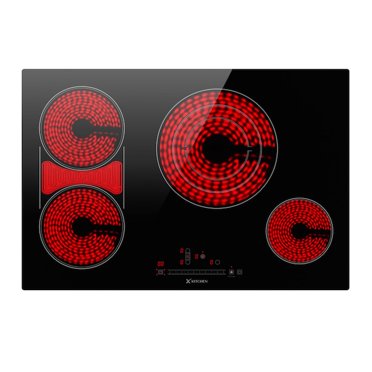 "SAMSUNG NZ24T4360RK 24"" Electric Cooktop in Black" - Walmart.com