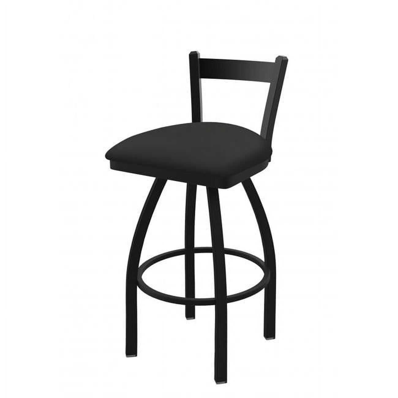 30 in. 821 Catalina Low Back Swivel Bar Stool with Black Wrinkle ...