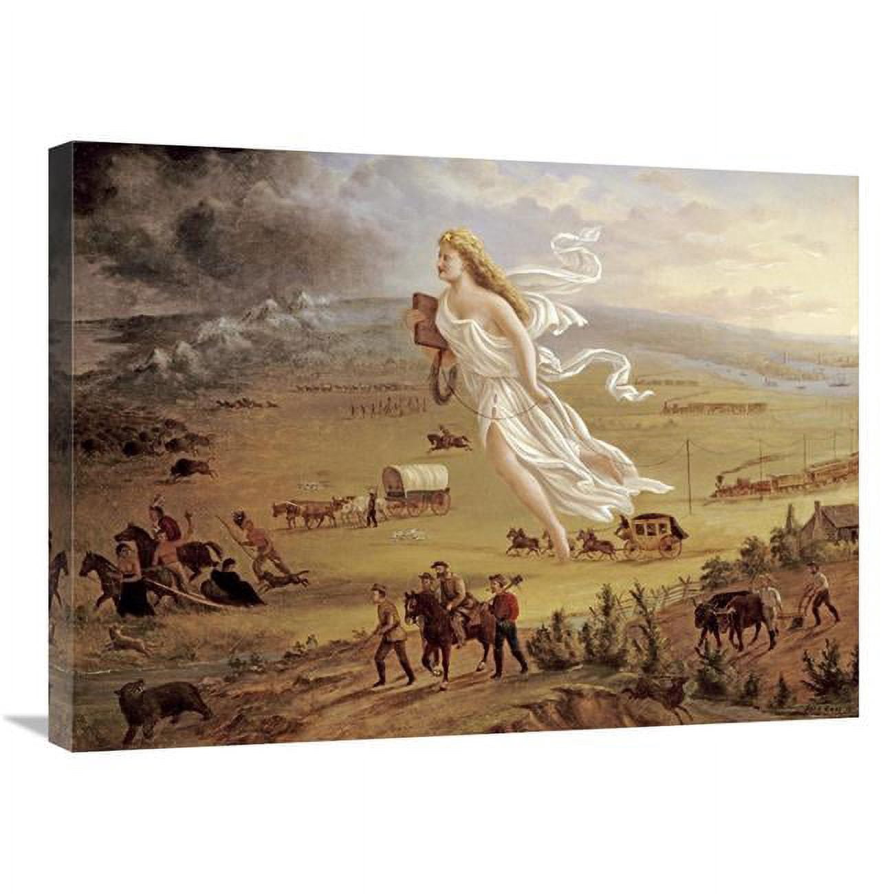 30 in. American Progress Art Print - John Gast - Walmart.com